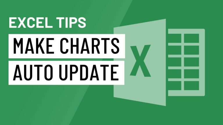 Mastering Excel Efficiency: How to Make Charts Auto Update for Seamless Data Visualization ...