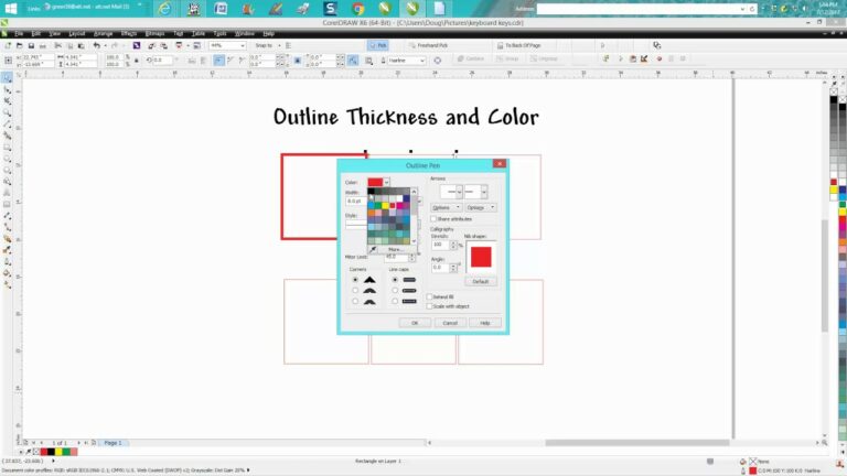 Mastering Line And Outline Color Manipulation In Coreldraw A Comprehensive Guide Smart Tutorials